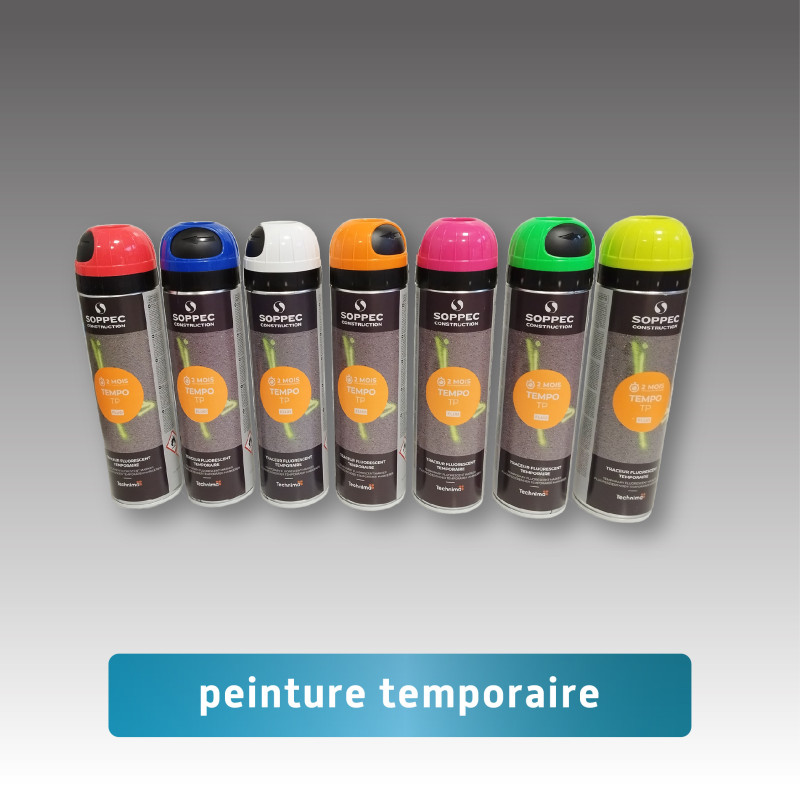Bombe de peinture éphémère écologique à la craie 15 jours